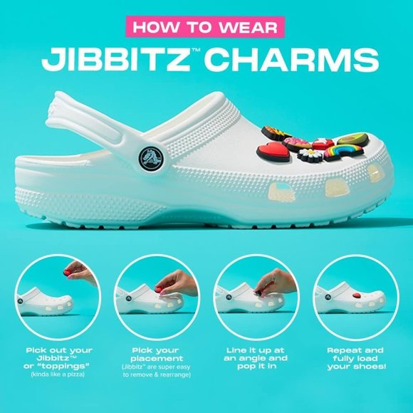 CROCS | Accessories | Jibbitz Crocs Charms Uniquely You Retro 5piece ...
